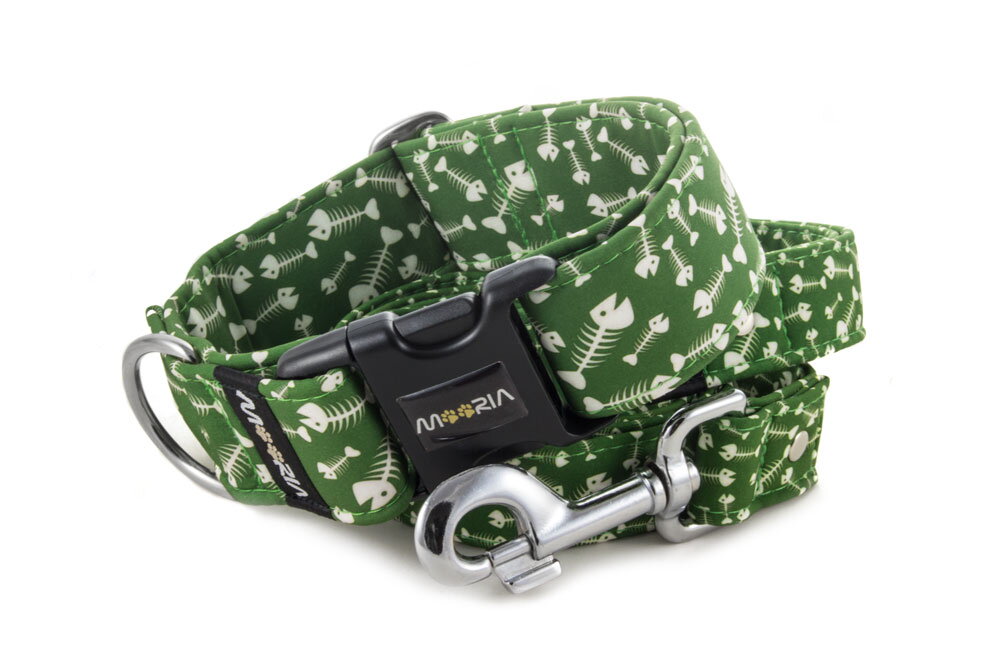 Collar Fishbone Green